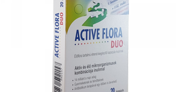 ACTIVE FLORA DUO ÉTRKIEG KAPSZULA - 20X - Kígyó Webpatika
